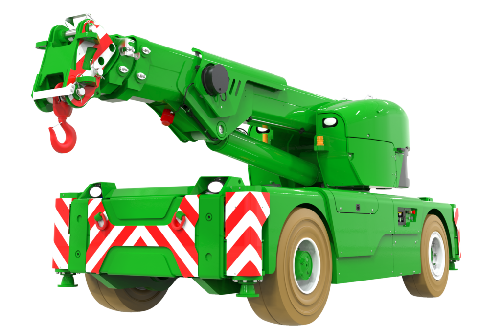 MC100RE 10,000 kg/m Carry Deck Cranes - JMG Cranes